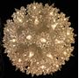 Clear 6" Starlight Sphere 50 Light Mini Christmas Light Ball