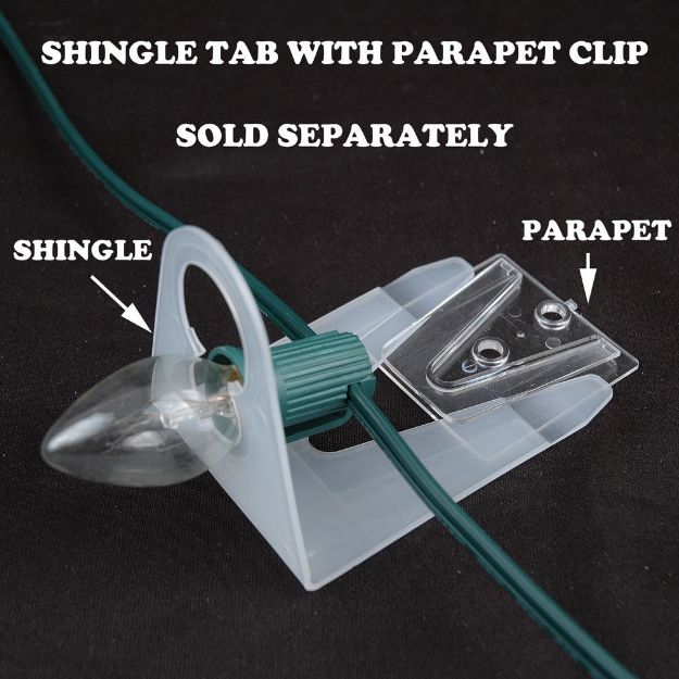 Christmas Lights | Novelty Lights25 Pack of Parapet Clips for C7 and C9 ...