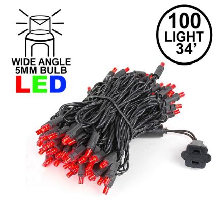 Christmas Lights | Novelty LightsMini Christmas lights on Black Wire ...