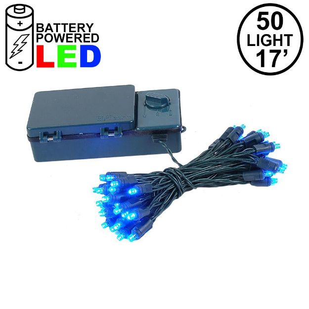Christmas Lights | Novelty Lights50 LED Battery Operated Christmas ...