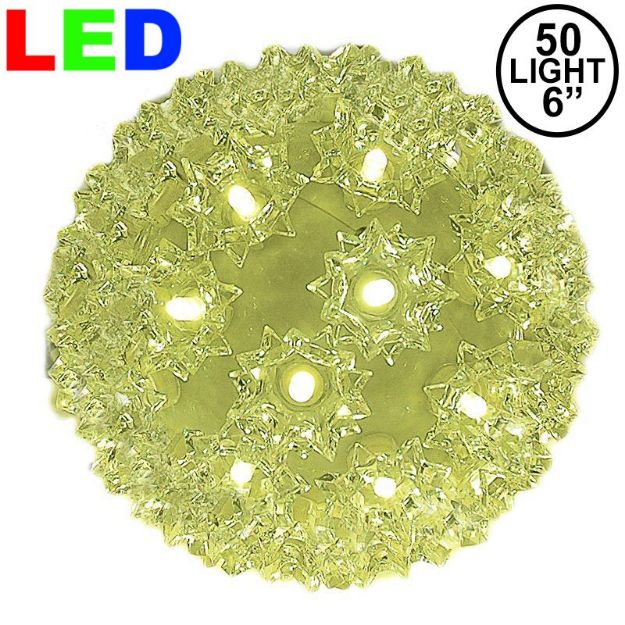 Christmas Lights | Novelty Lights50 LED Warm White Starlight Sphere ...