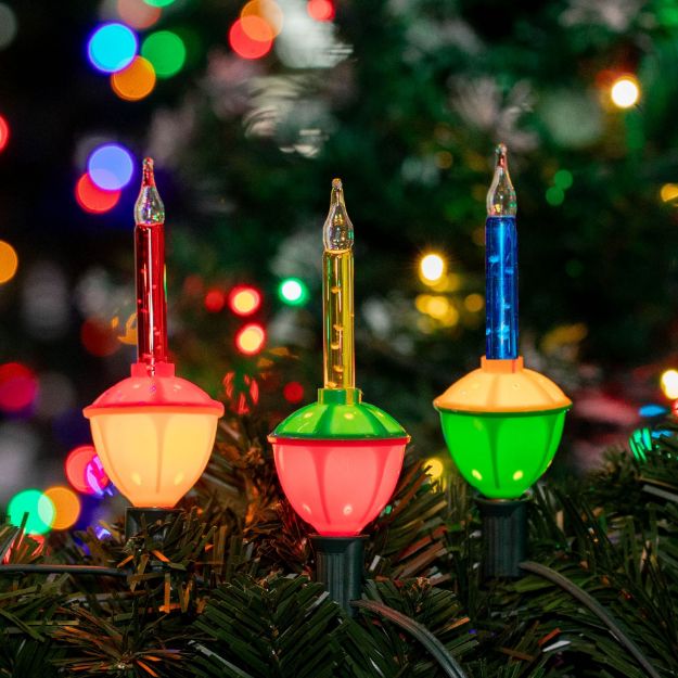 Christmas Lights | Novelty Lights7 Light Traditional Bubble Light Set ...