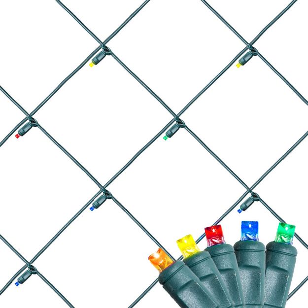 Christmas Lights | Novelty LightsMulti Colored LED Net Lights 4' X 6 ...